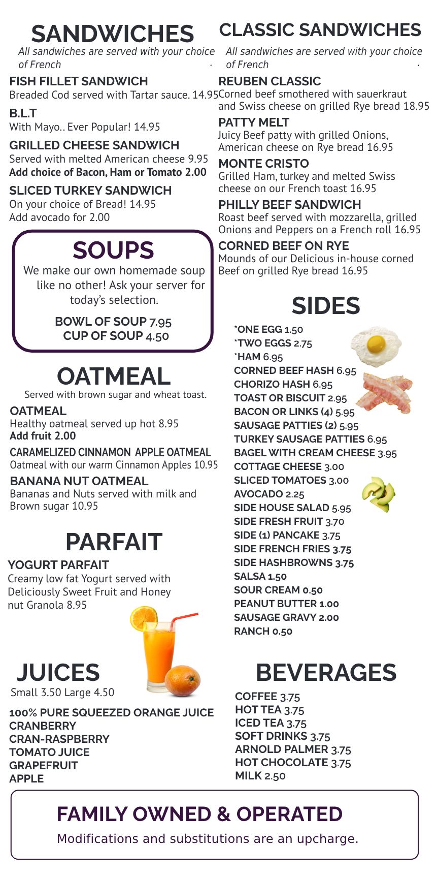Breakfast & Lunch Menu | Blackberry Cafe | Chandler, AZ