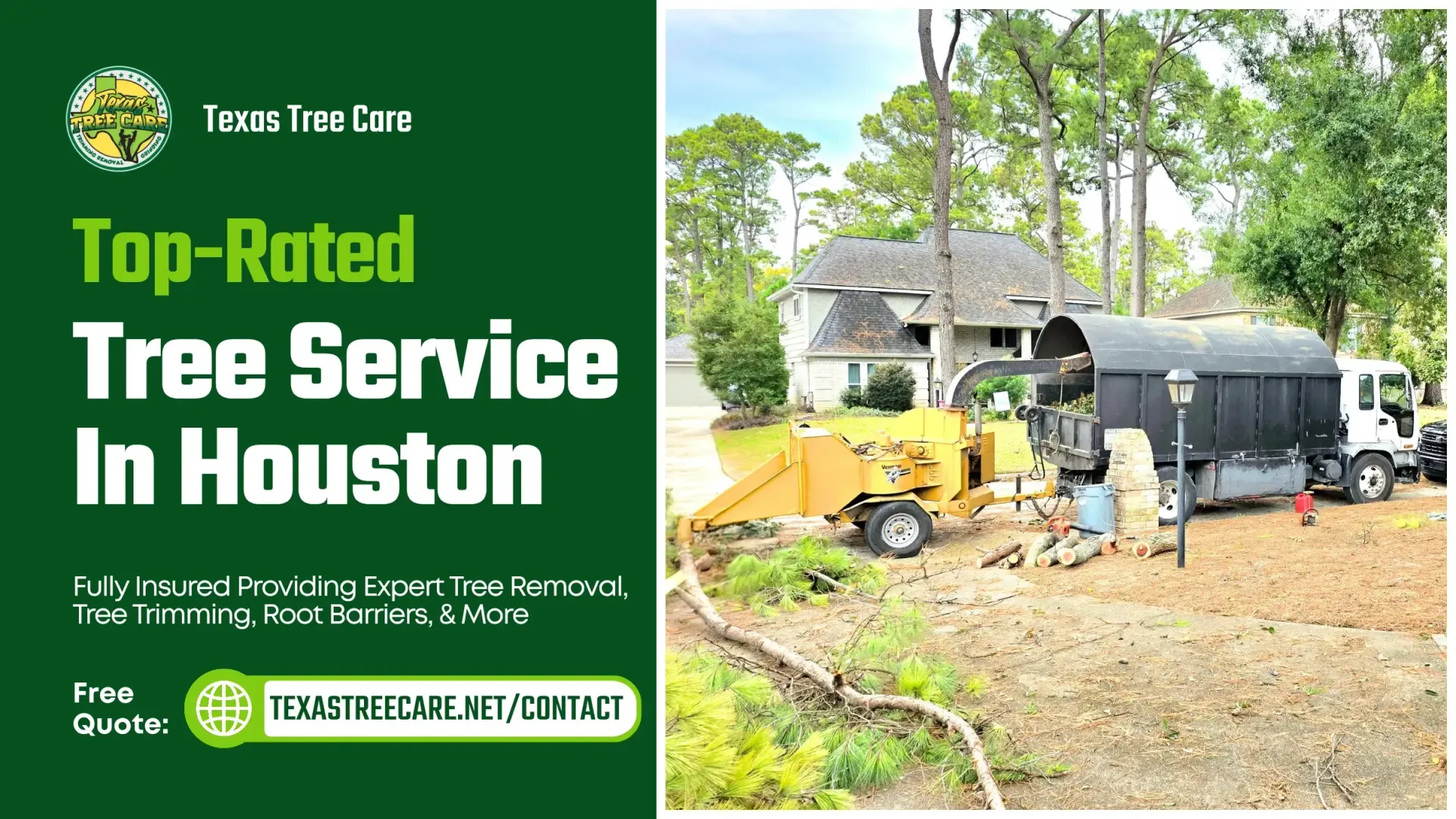Tree Service Houston TX | Tree Removal & Stump Grinding