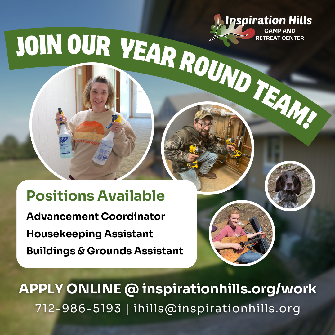 Inspiration Hills Christian Summer Camp in NW Iowa