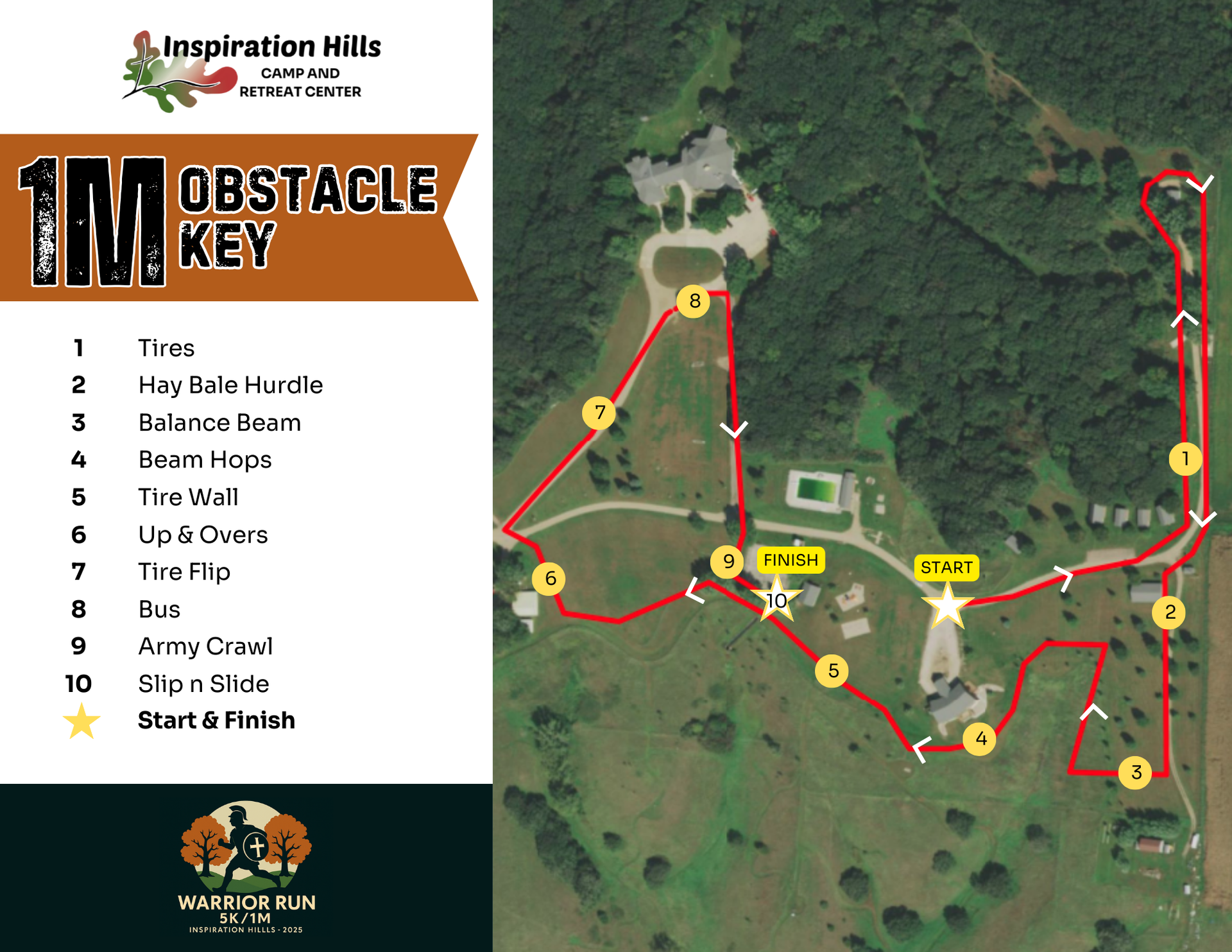 Inspiration Hills Warrior 5K/1 Mile Fun Run