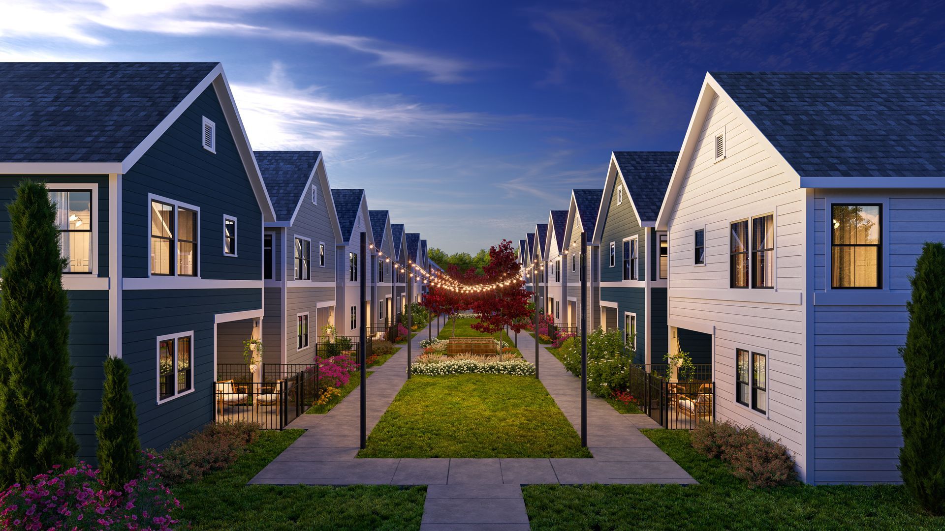 Build-for-Rent Townhomes & Single-Family Homes