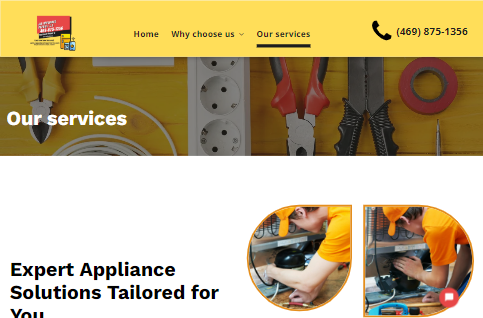 Services | JJs Appliance Repair | DFW Metroplex