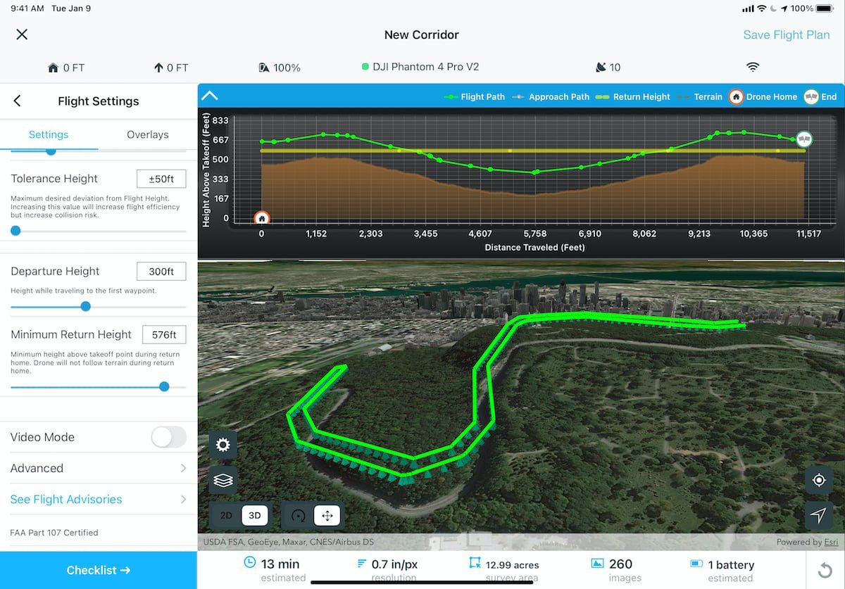 Der er kommet en opdatering til Site Scan ArcGIS Flight App'en