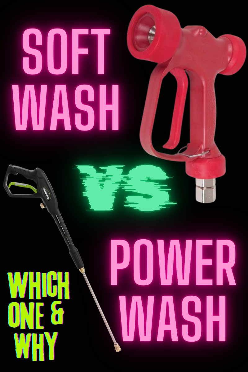 Soft Washing vs. Power Washing: What’s the Difference and Why It ...