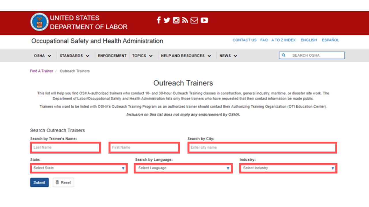 4 Steps: Get Listed as Authorized OSHA Outreach Instructor?