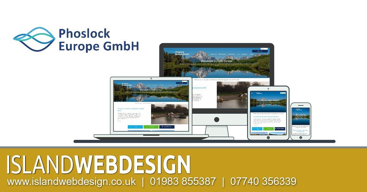 Island Web Design | A website for Phoslock Europe