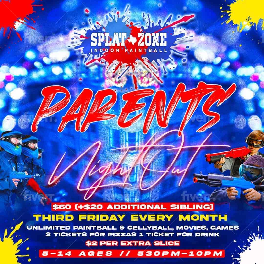 Parents Night Out | Splat Zone Indoor Paintball