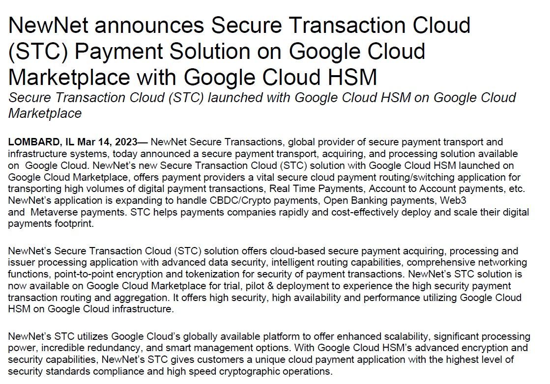 STC on Google Cloud Marketplace with Google Cloud HSM