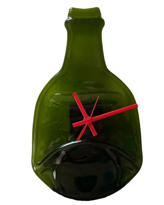 Repurposing Bottle to Make a Fused Glass Clock
