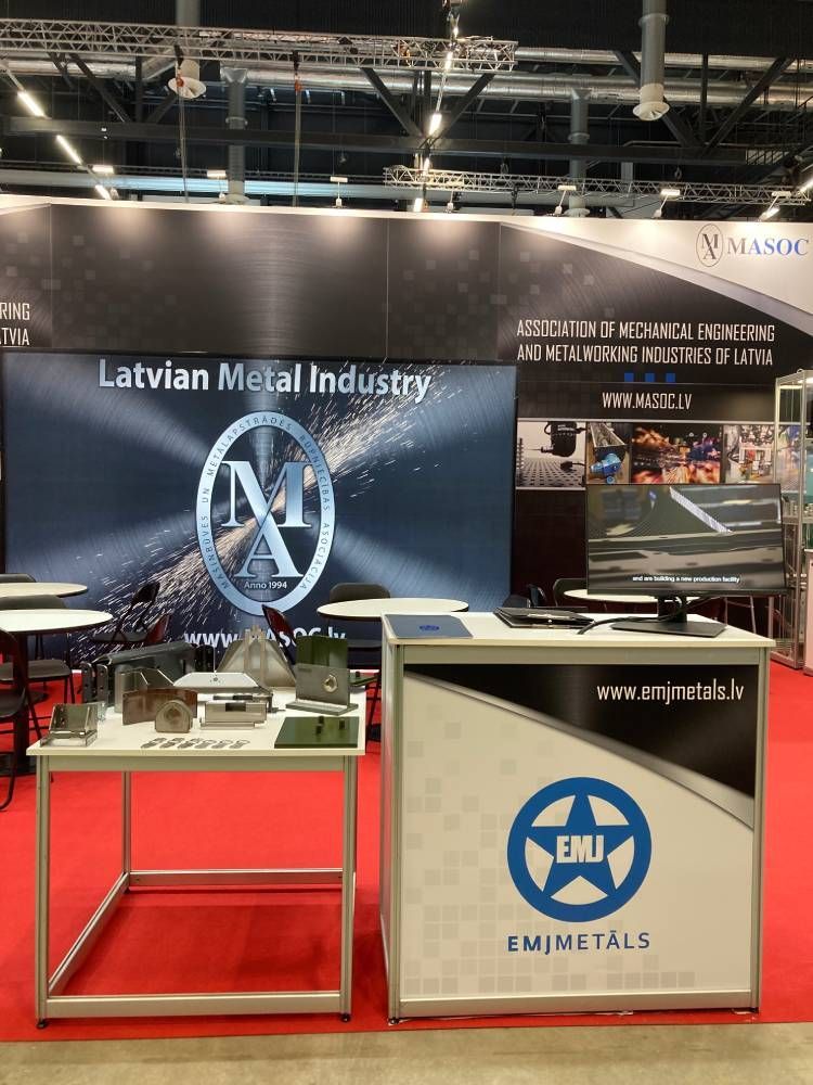 "EMJ Metāls" SIA a participé à l'exposition ALIHANKINTA 2024