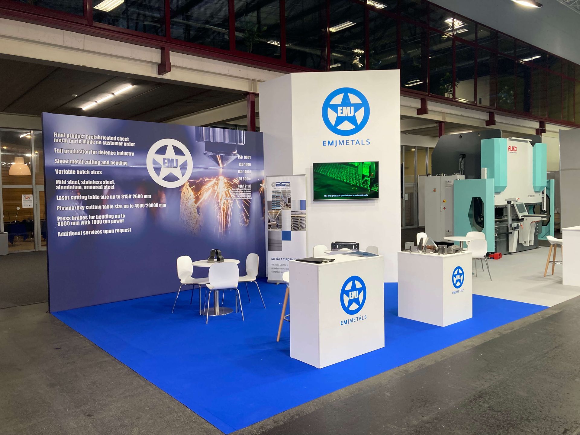 "EMJ Metāls" SIA piedalījās izstādē TECH INDUSTRY 2023