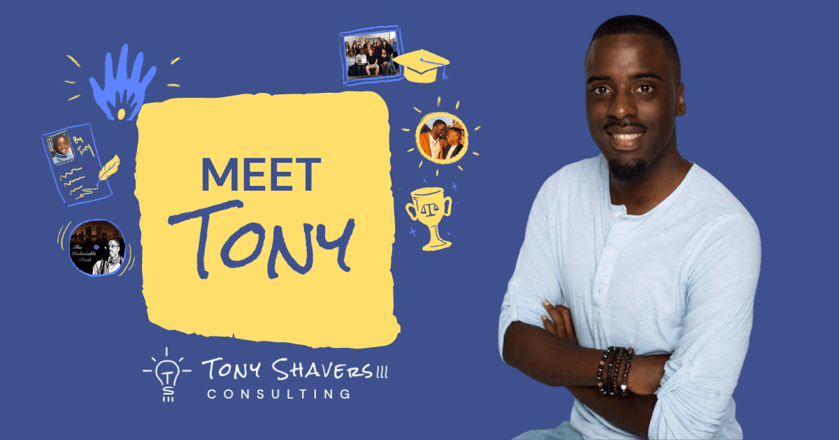 About Tony Shavers III Consulting, LLC • Coaching, Books, Affirmation ...