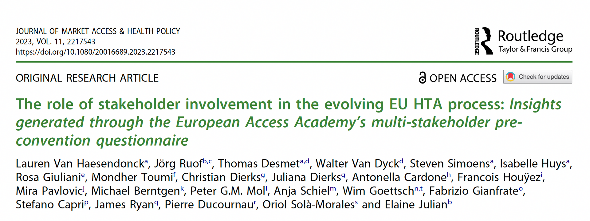 EAA - European Access Academy
