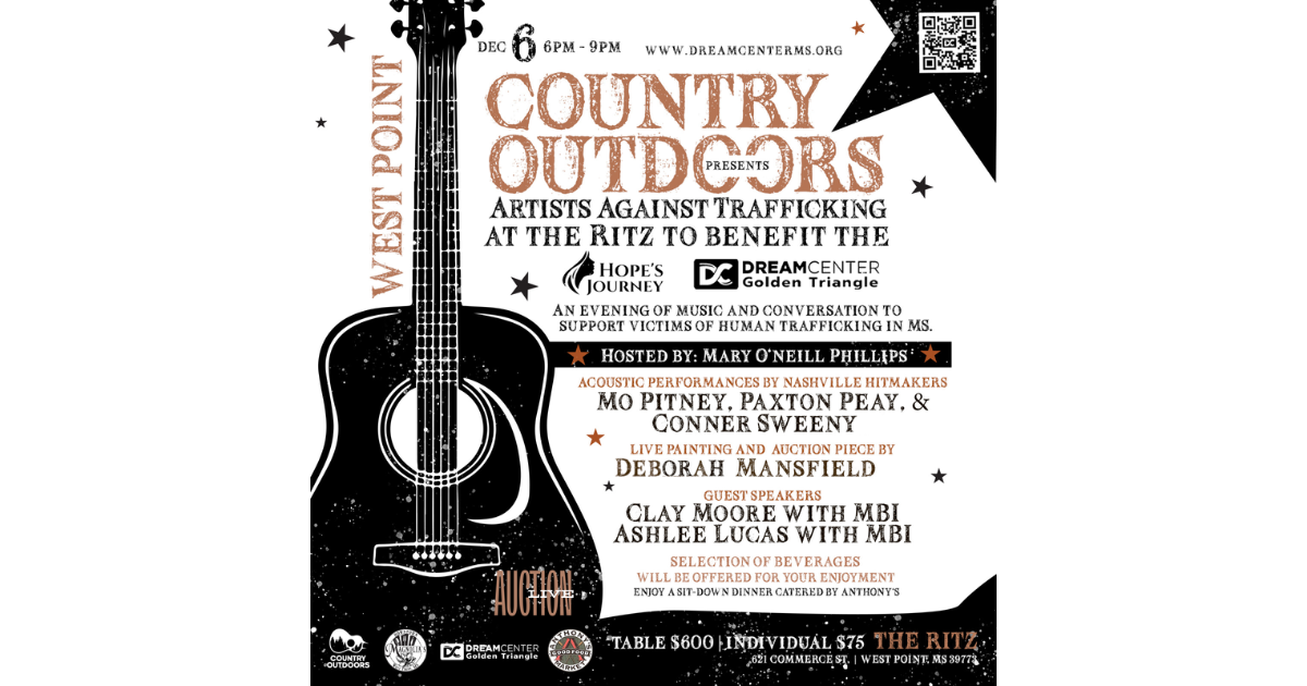 Country Outdoors Presents | Artists Against Trafficking