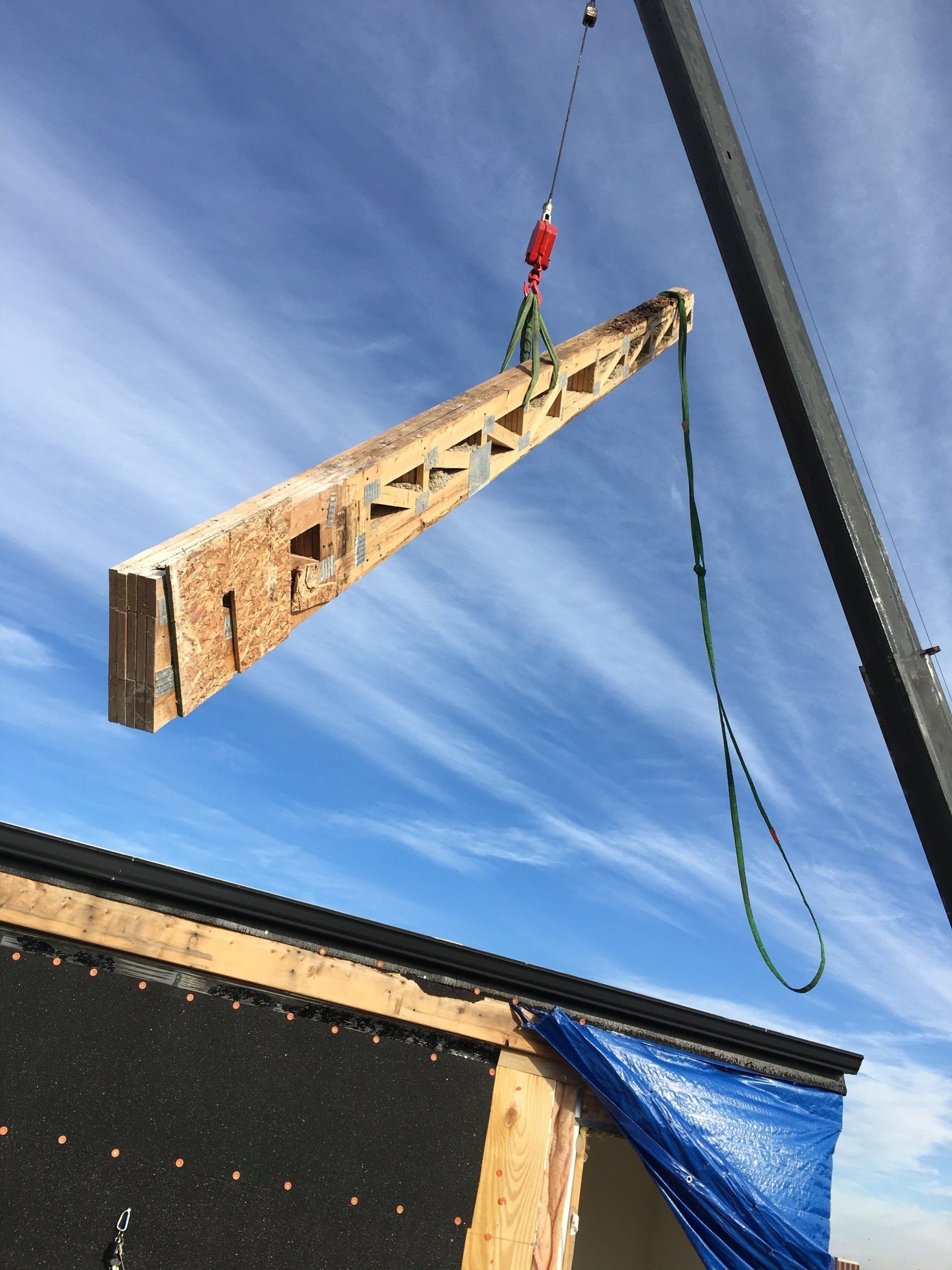 Ceiling Joist Ends Under Low Sloped Hip Roof
