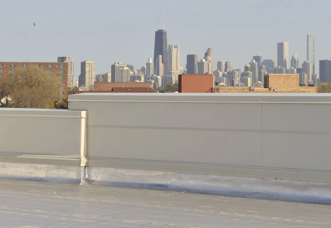 WickRight low-slope roof vent exhausts moisture vapor.