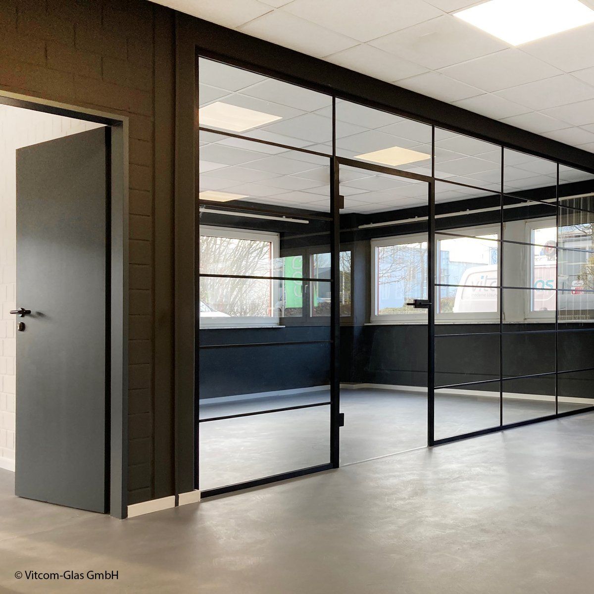 X-FRAME Glasprofilsysteme für Glastüren und Glastrennwände