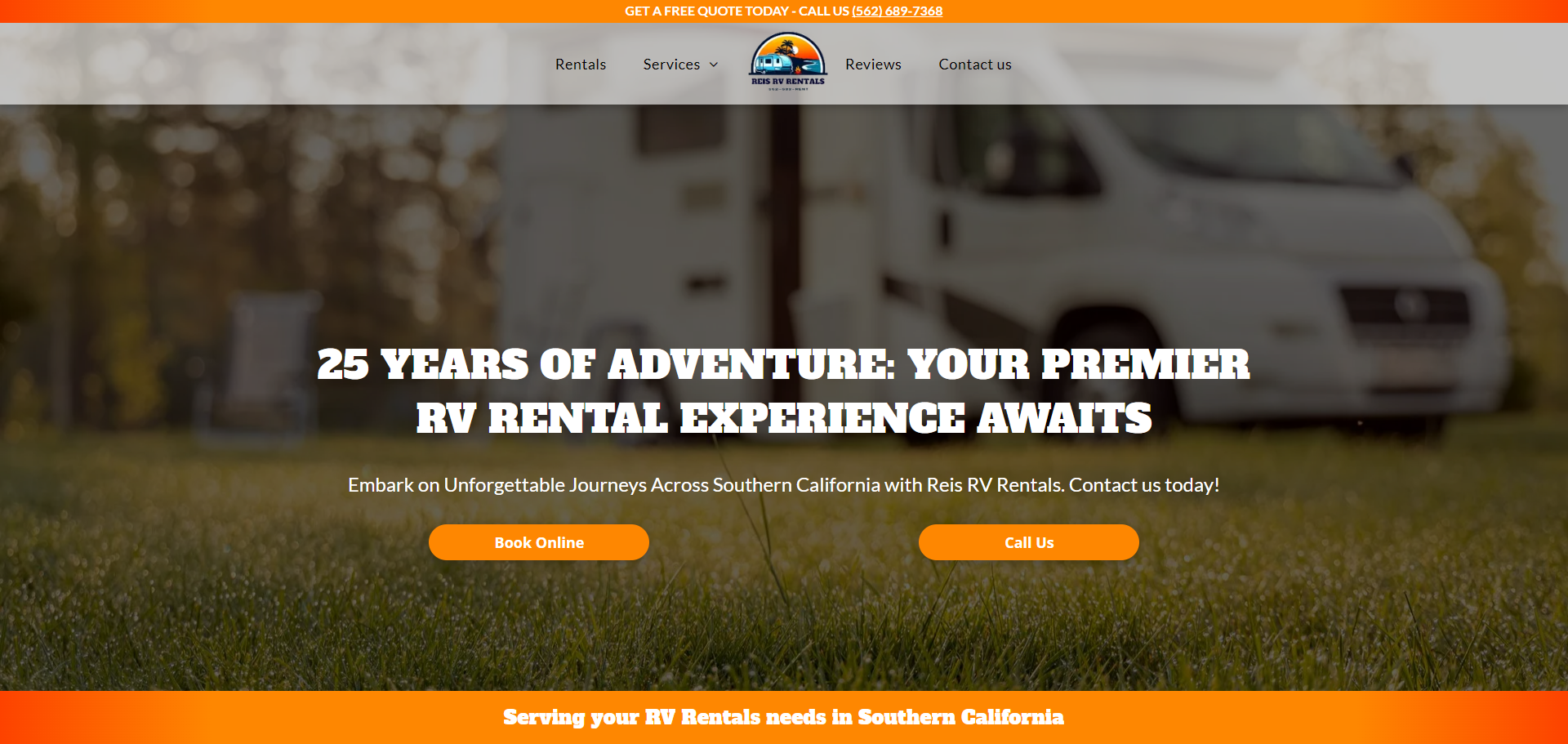 Premier RV Rentals in Long Beach, CA | Reis RV Fleet