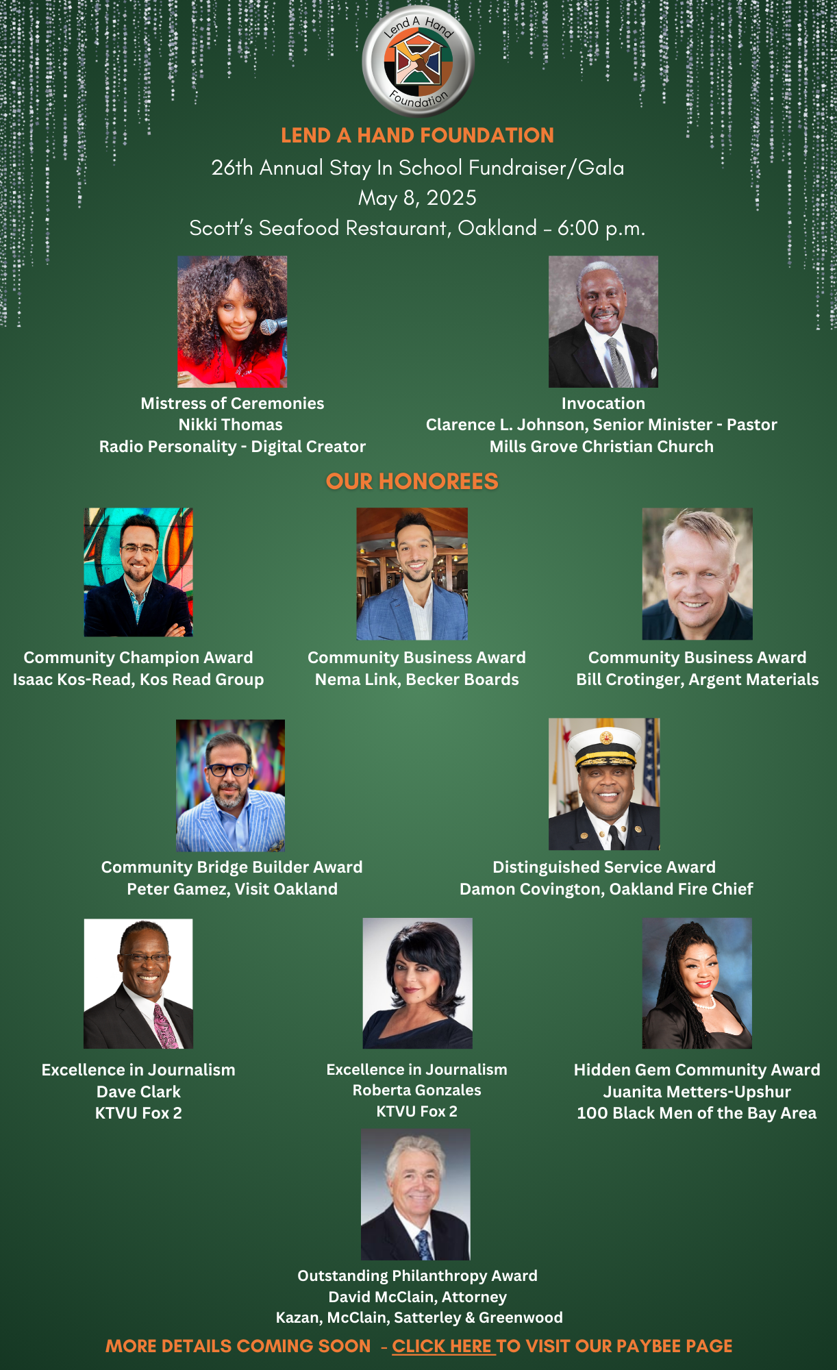 Lend A Hand Foundation | Oakland and Alameda County CA