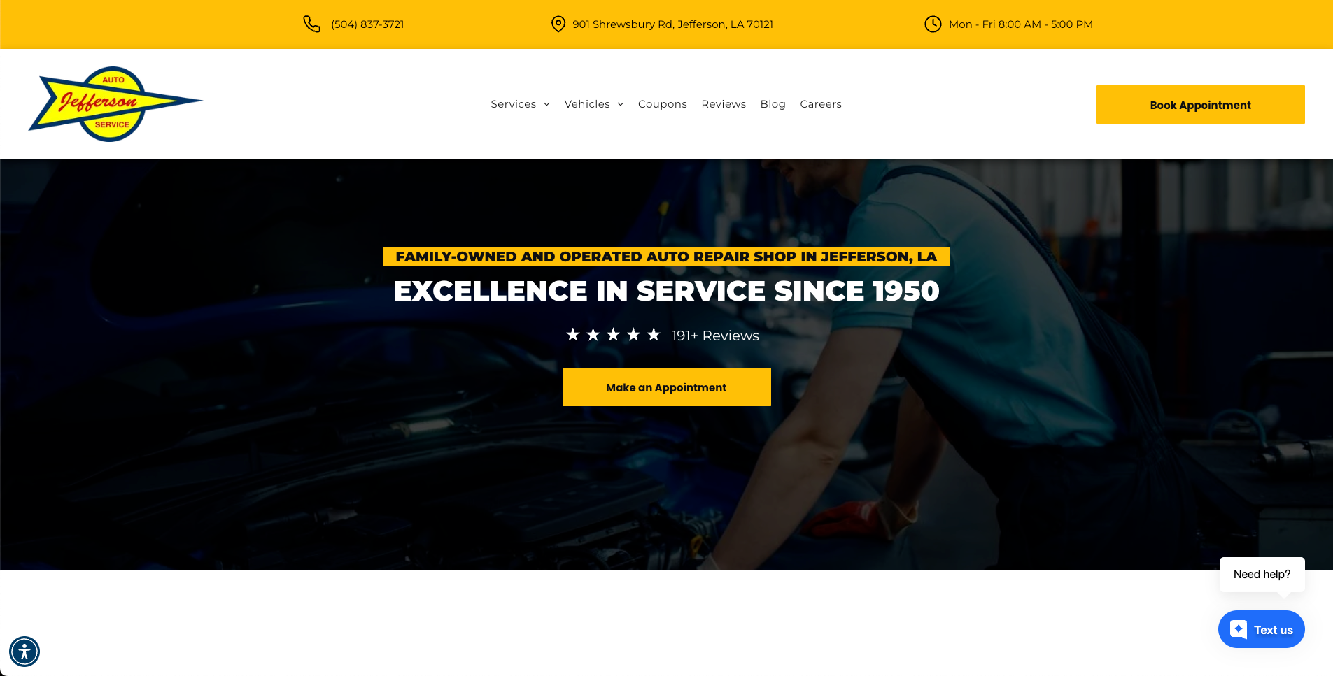 Jefferson Auto Service - Trusted Car Care in Jefferson, LA