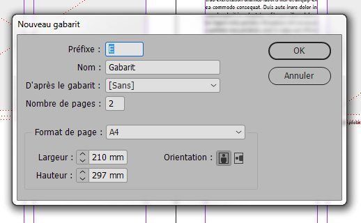 Gabarits Indesign Création D'un Gabarit Indesign — Création Et