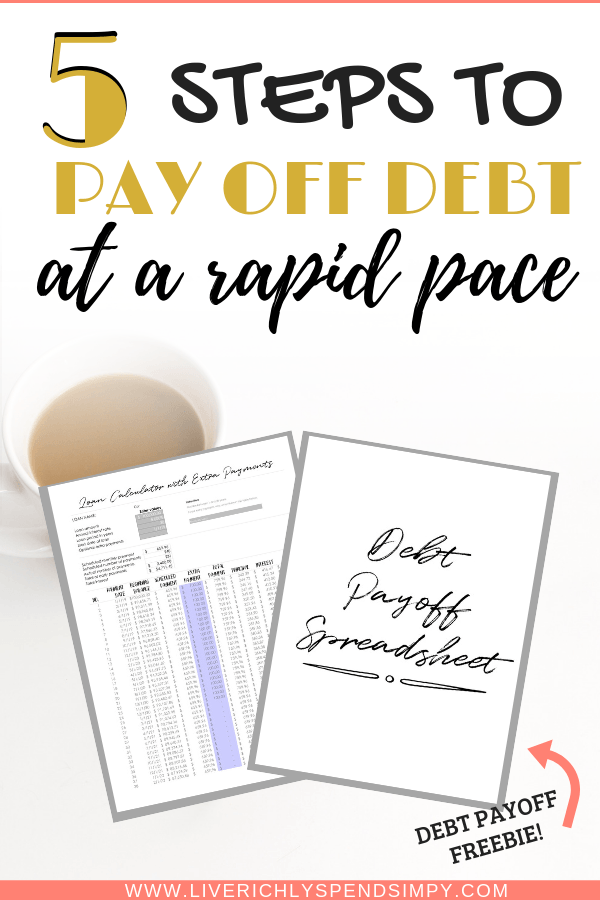 5 Simple Steps That Will Get You Out of Debt For Good