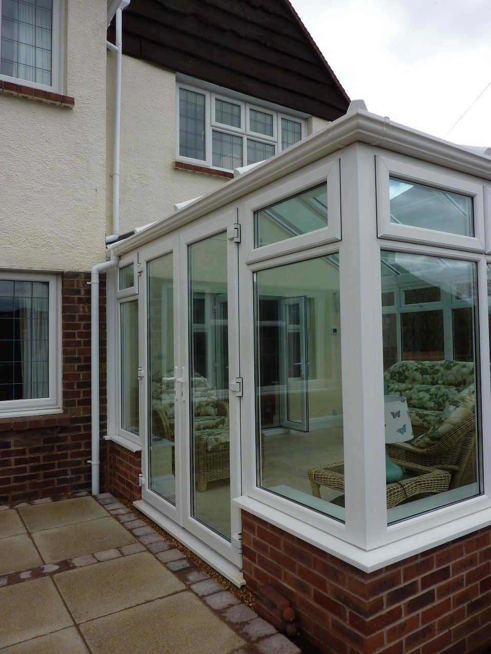 uPVC Edwardian conservatory build in Budleigh Salterton, Devon