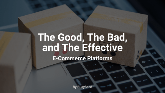 The Good, The Bad, and the Effective: E-Commerce Platforms