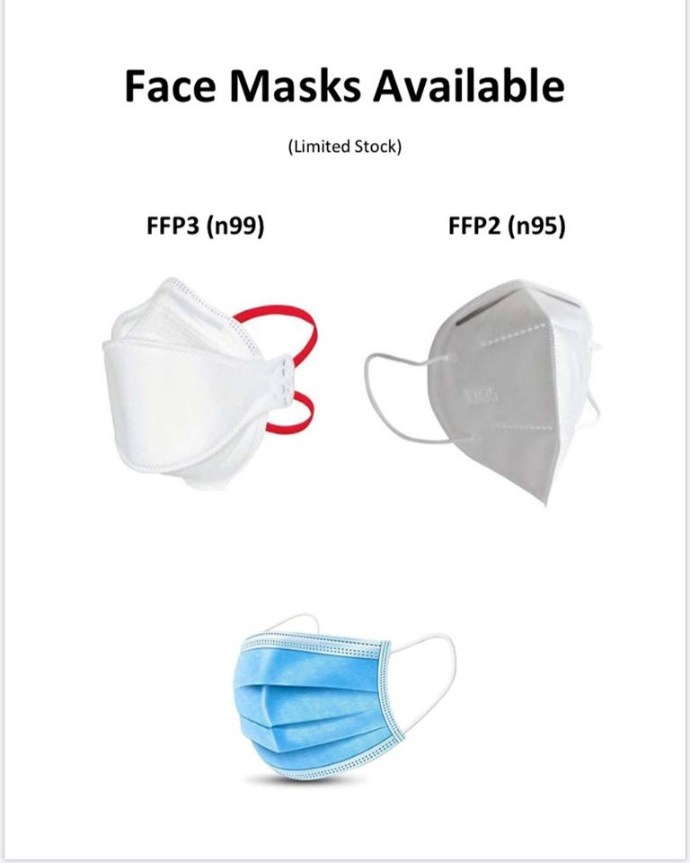 Face Masks Available