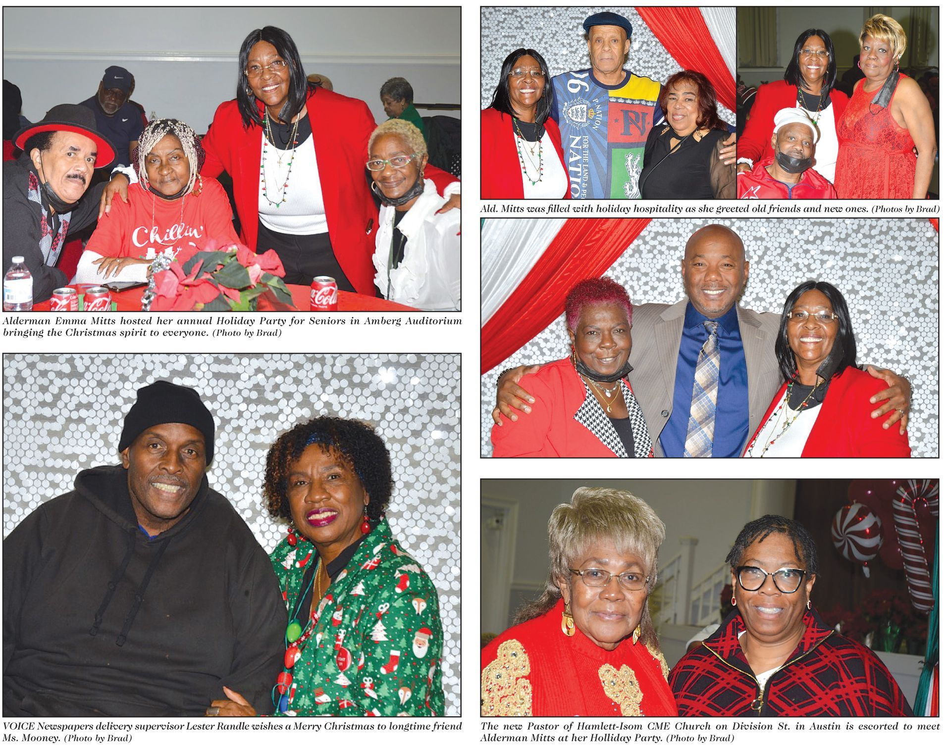 ALD. EMMA MITTS ENTERTAINS SENIORS AT ANNUAL HOLIDAY LUNCHEON
