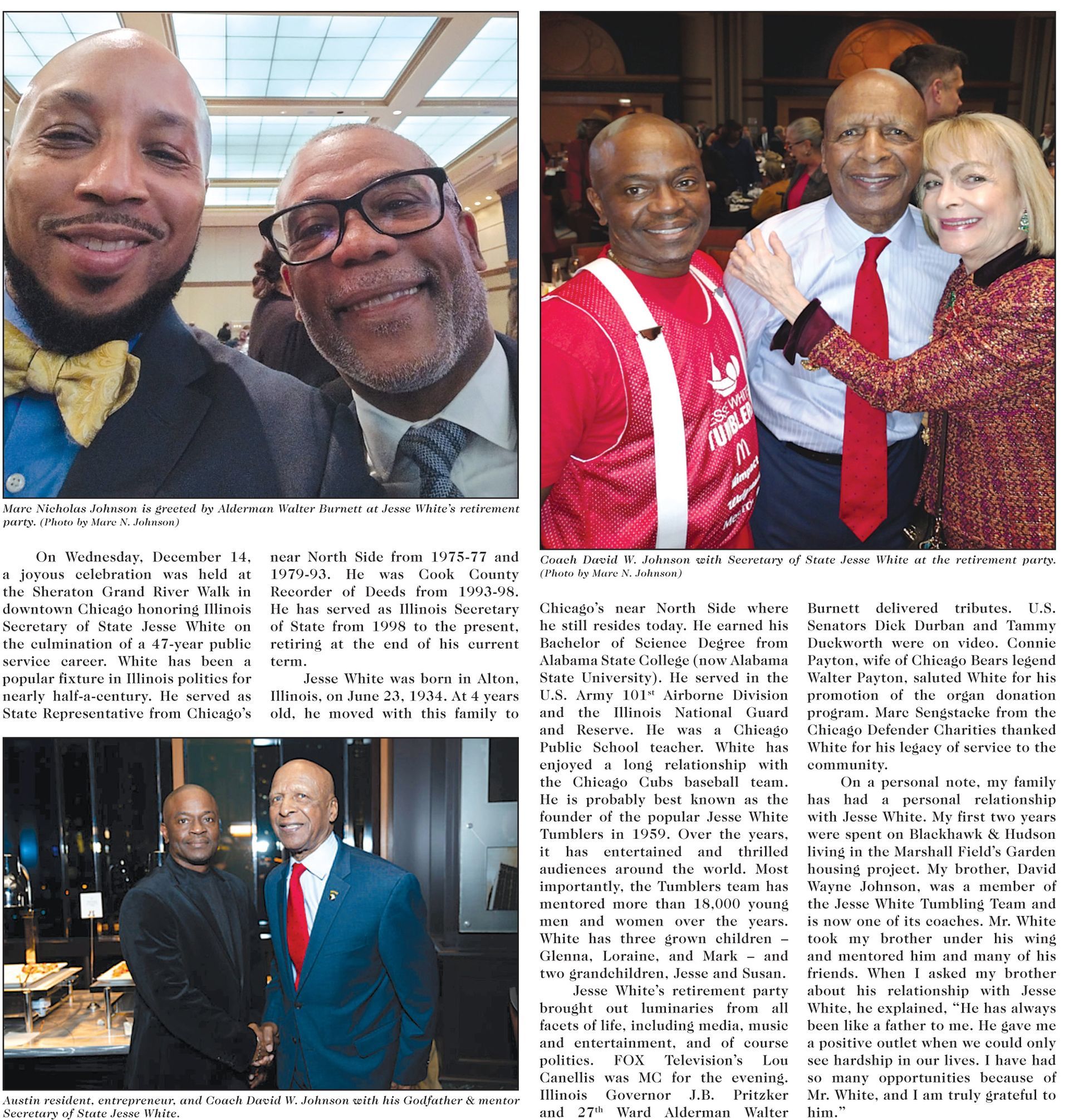 ILLINOIS PAYS TRIBUTE TO JESSE WHITE FOR 47 YEARS OF PUBLIC SERVICE