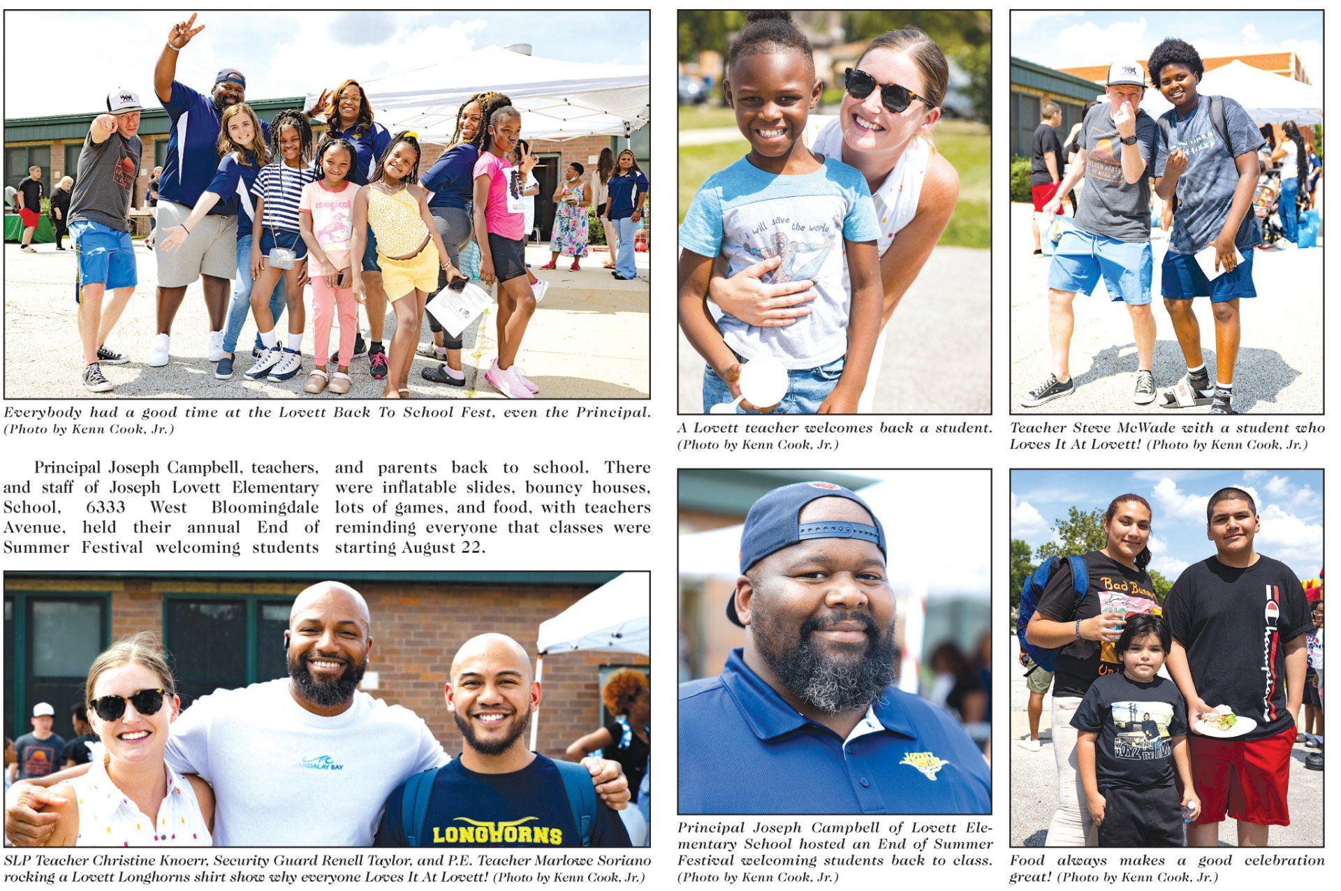 LOVIN’ IT AT LOVETT! Lovett Elementary School Opens School Year With a ...