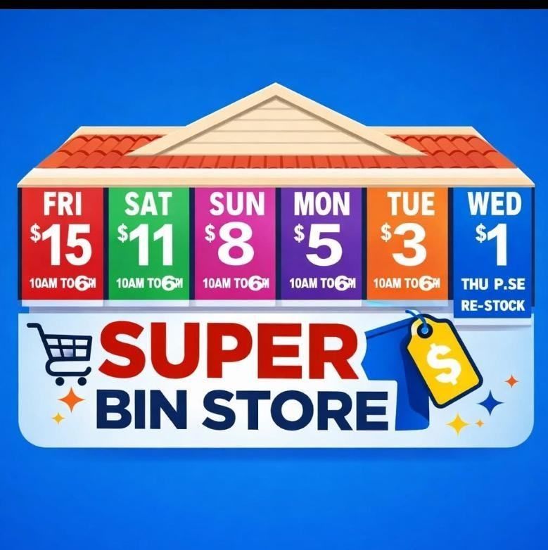 Discount Liquidation Bin Store | SuperBinStore | Pueblo, Tucson, GV