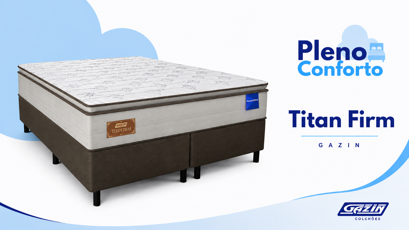 Colchão Molas Titan Firm Gazin | Pleno Conforto
