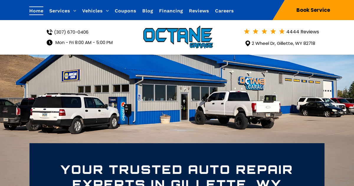 Trusted Auto Repair in Gillette, WY | Octane Garage