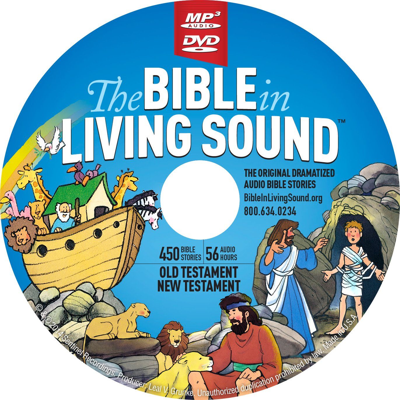 The Bible In Living Sound.....450 Dramatized Bible Stories