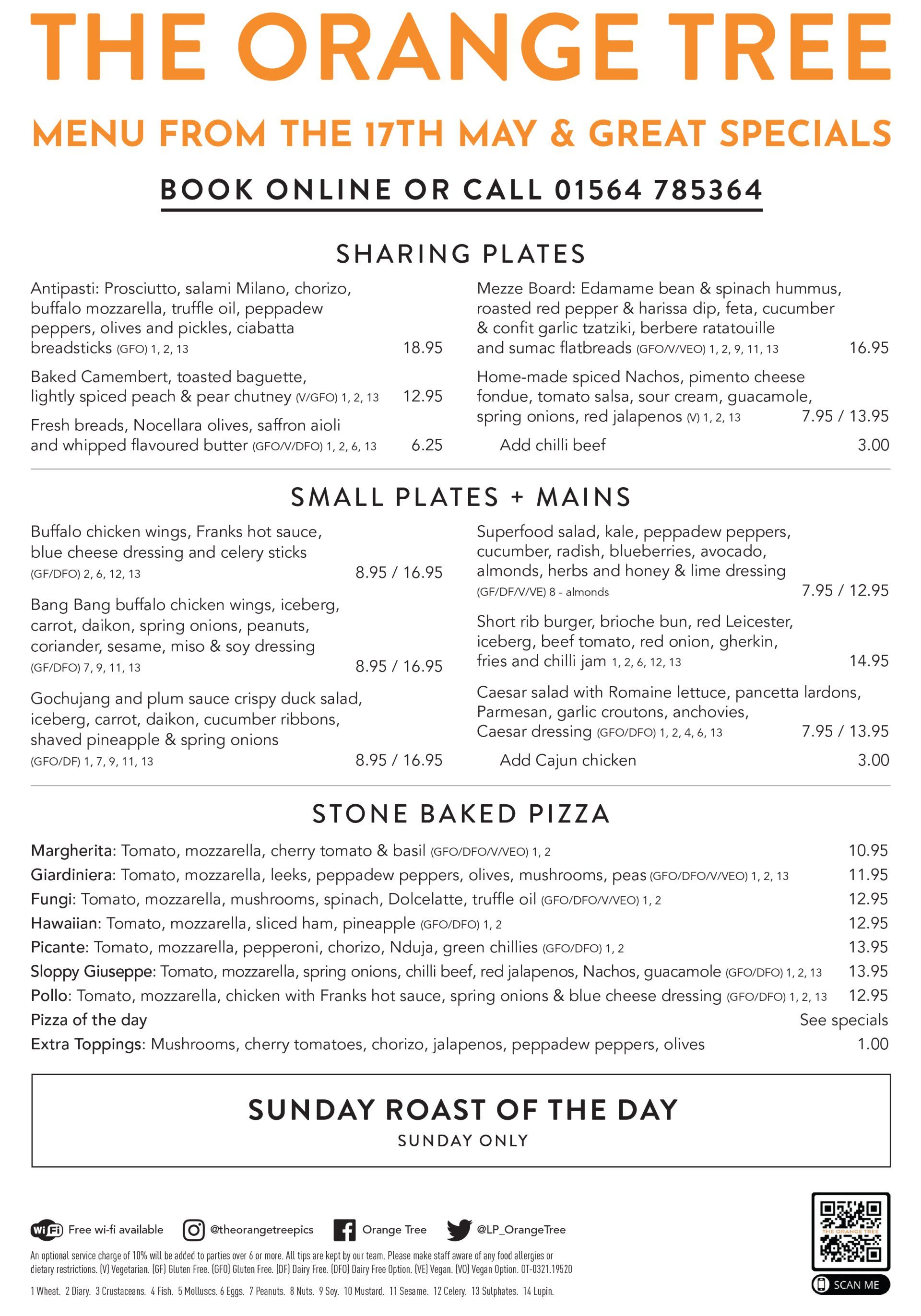 The Orange Tree, Chadwick End - Food & Drink - Lovely Pubs