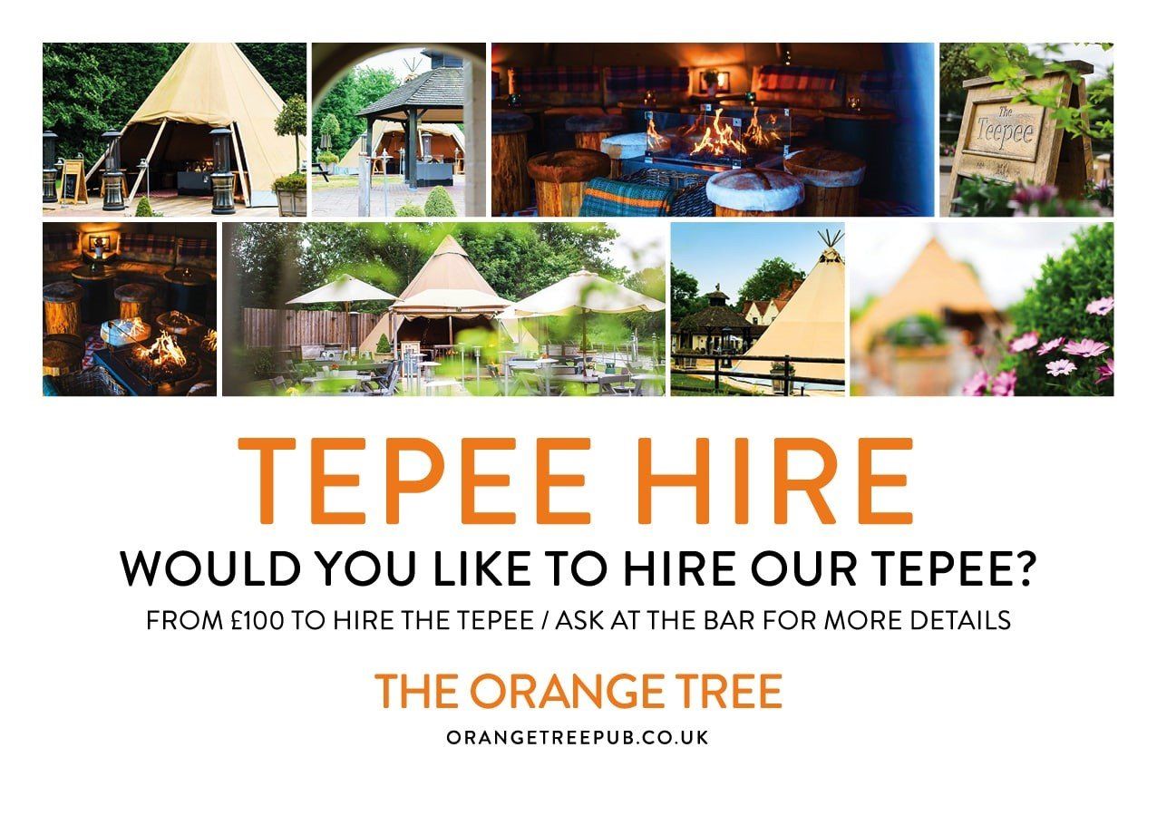 The Orange Tree, Chadwick End - Tepee - Lovely Pubs
