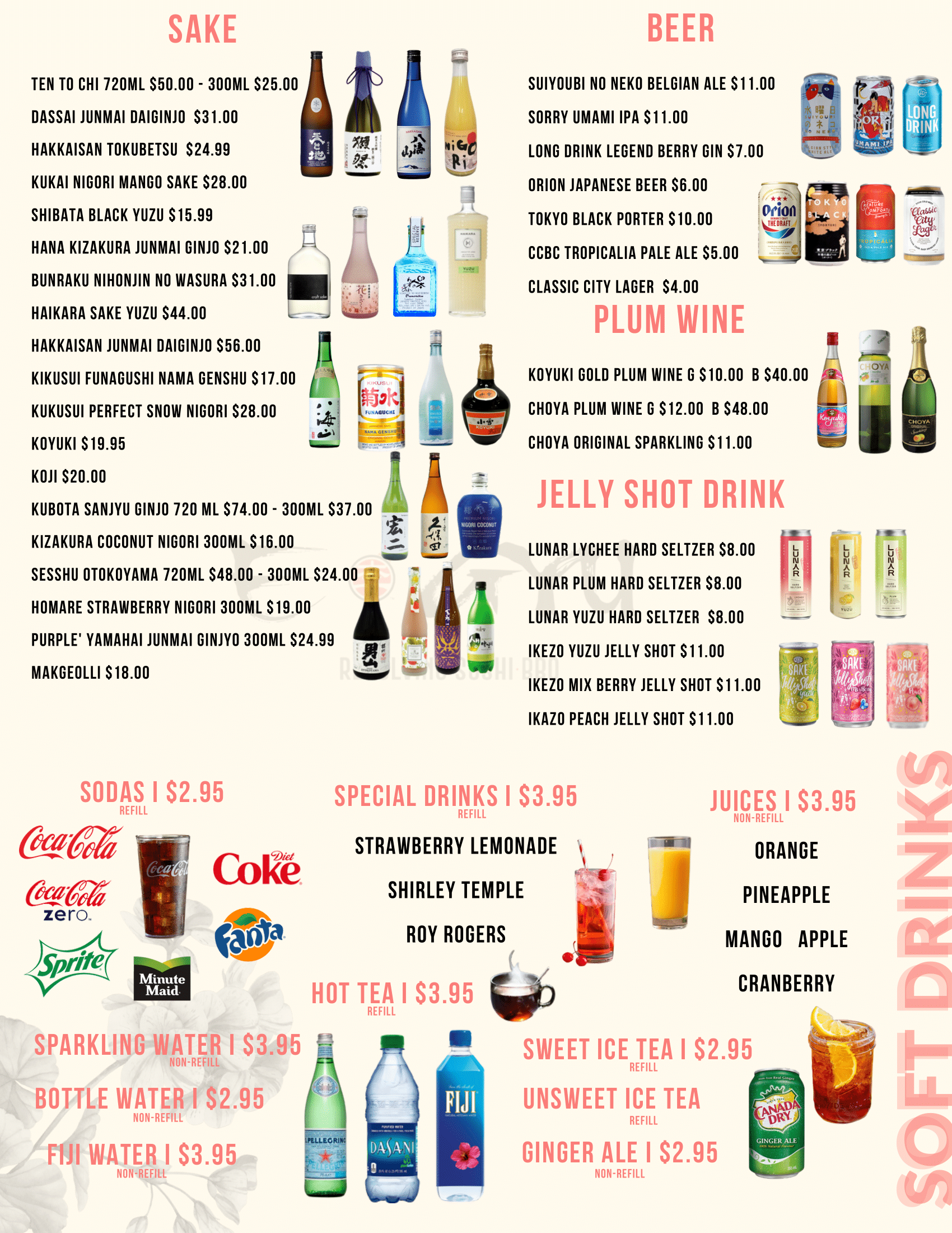 Wine Menu - E-Gyu BBQ All You Can Eat Revolving Sushi & Korean BBQ