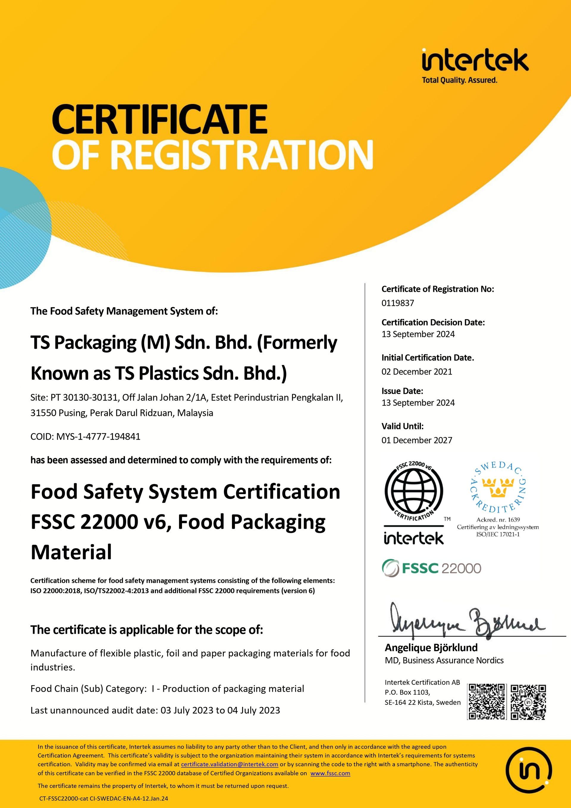 Technology | Plastic Packaging & Printing Malaysia | TS Packaging