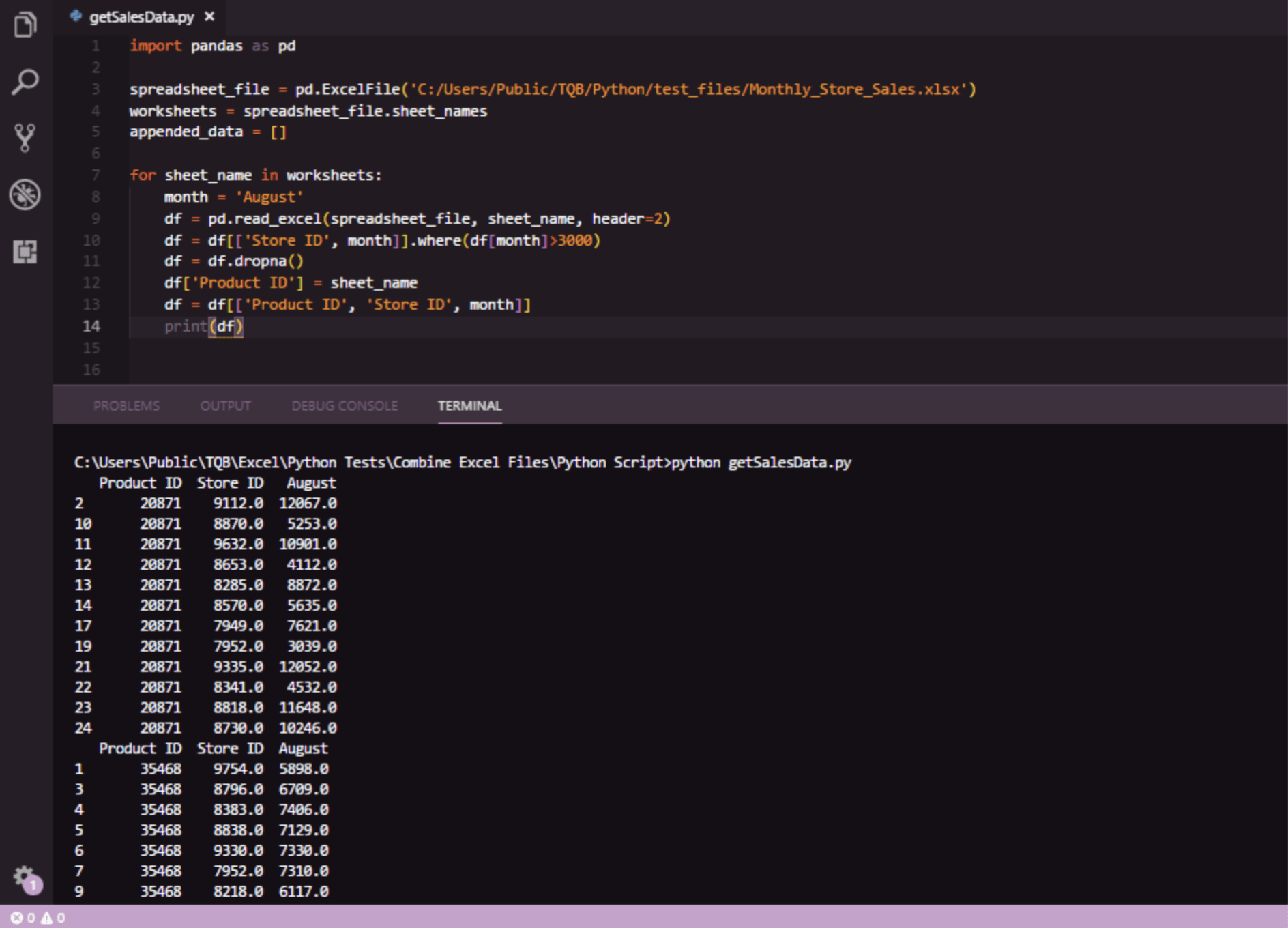 How To Move Data From One Excel File To Another Using Python
