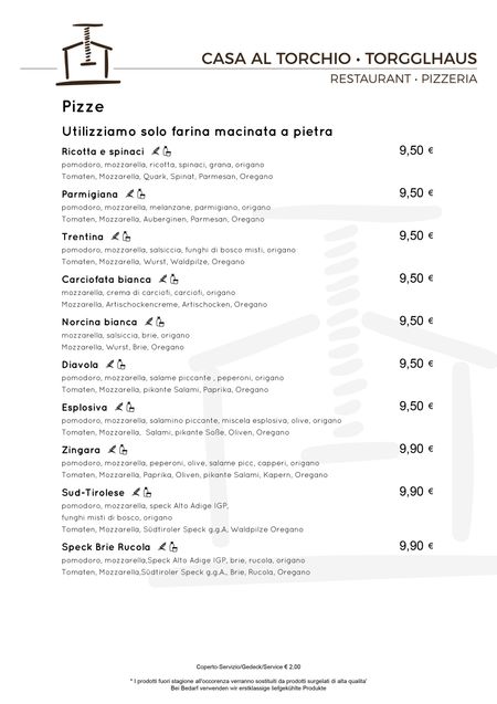 Pizza gourmet | Casa al Torchio | Bolzano