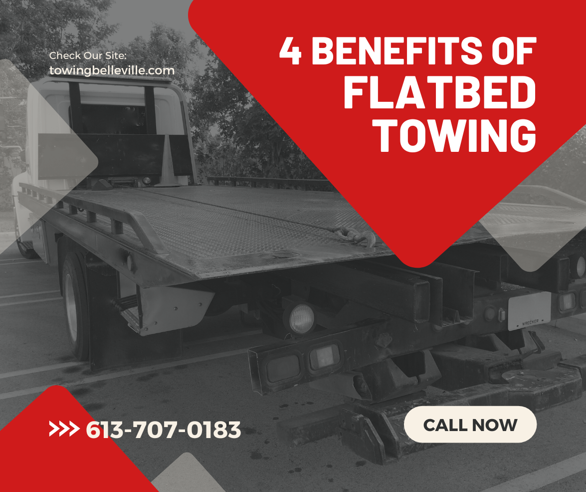 4 Benefits of Flatbed Towing Services