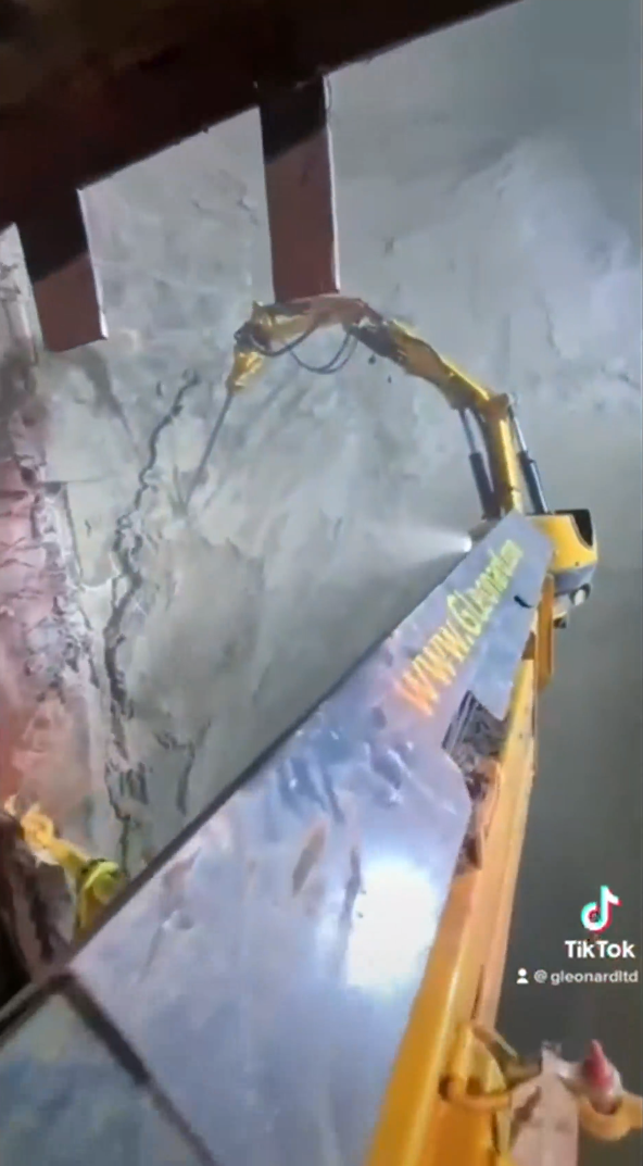 Robotic Arm in Action at CRH Irish Cement, Platin