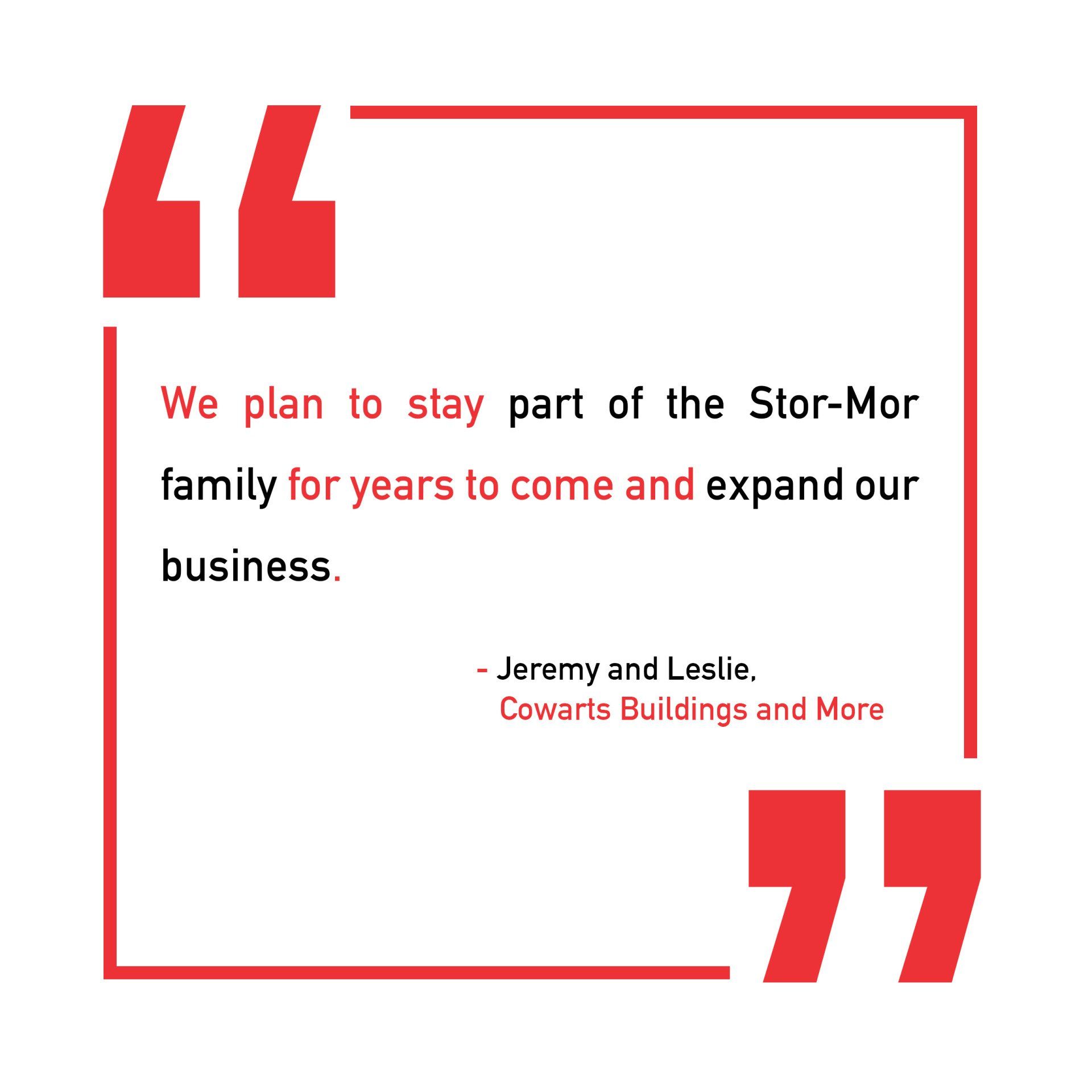 Stor-Mor Is Growing! | Join Our Team