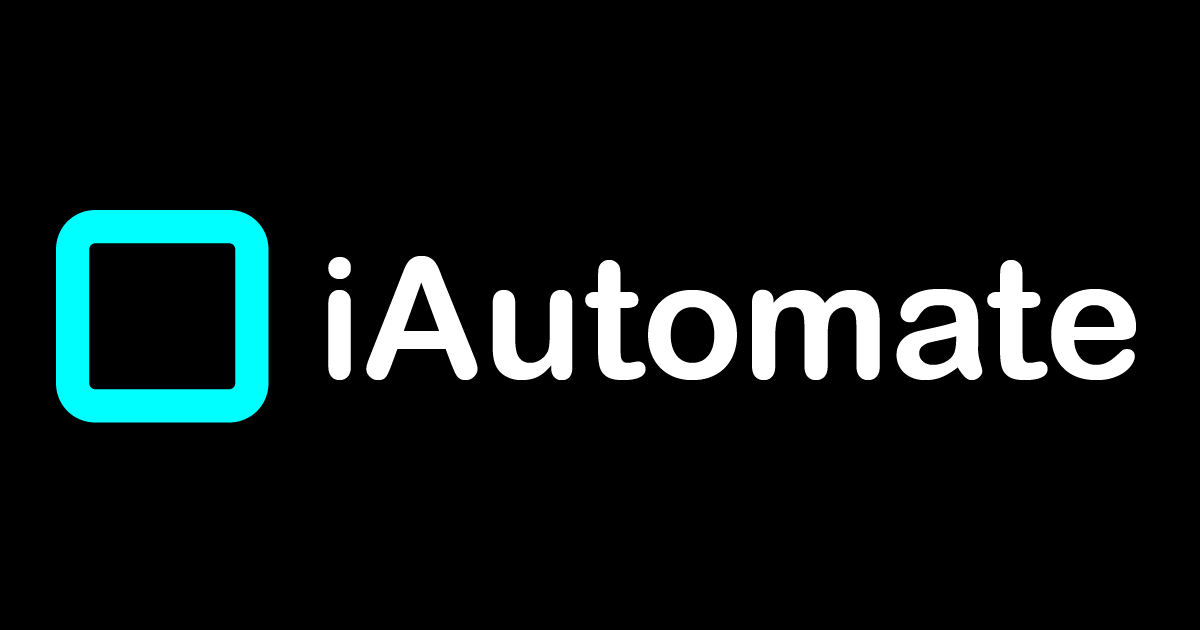 iAutomate - Start your warehouse automation journey.
