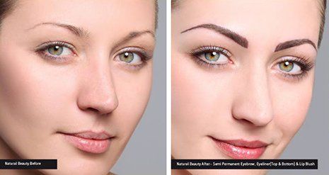 Semi permanent eyebrows from Hayley Hinton