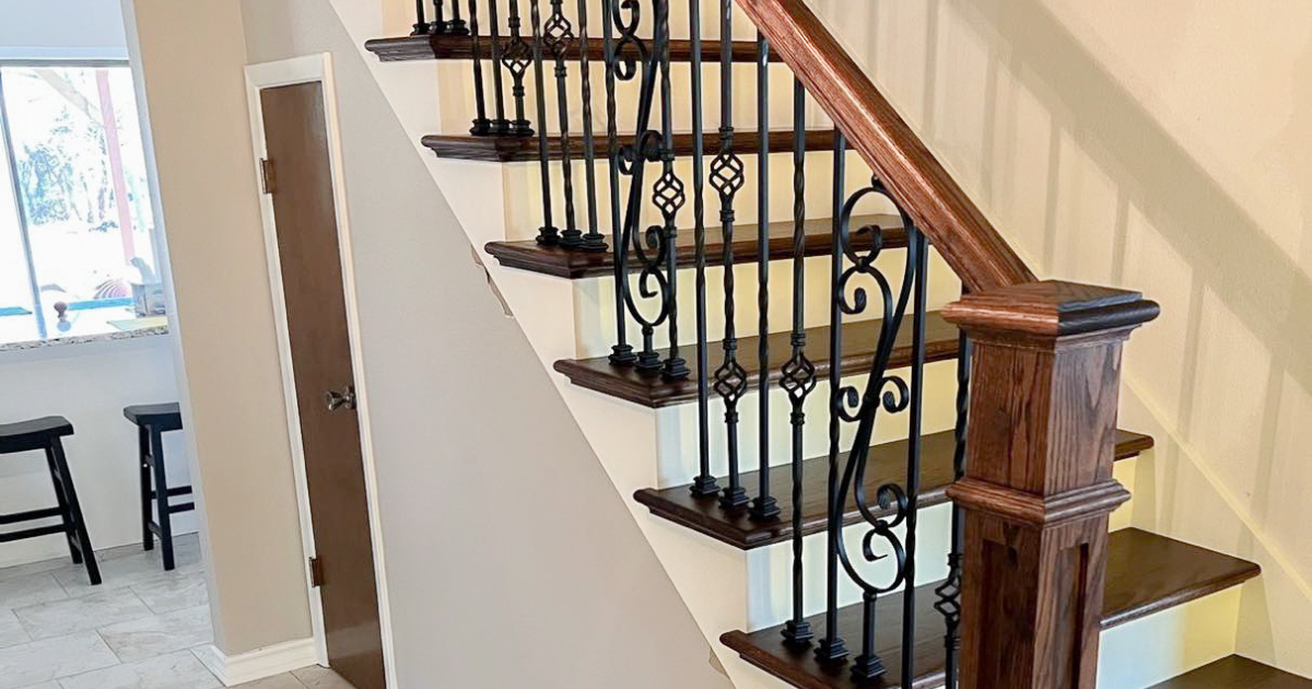 Custom Stairs Installation | Lone Star Custom Woodworks