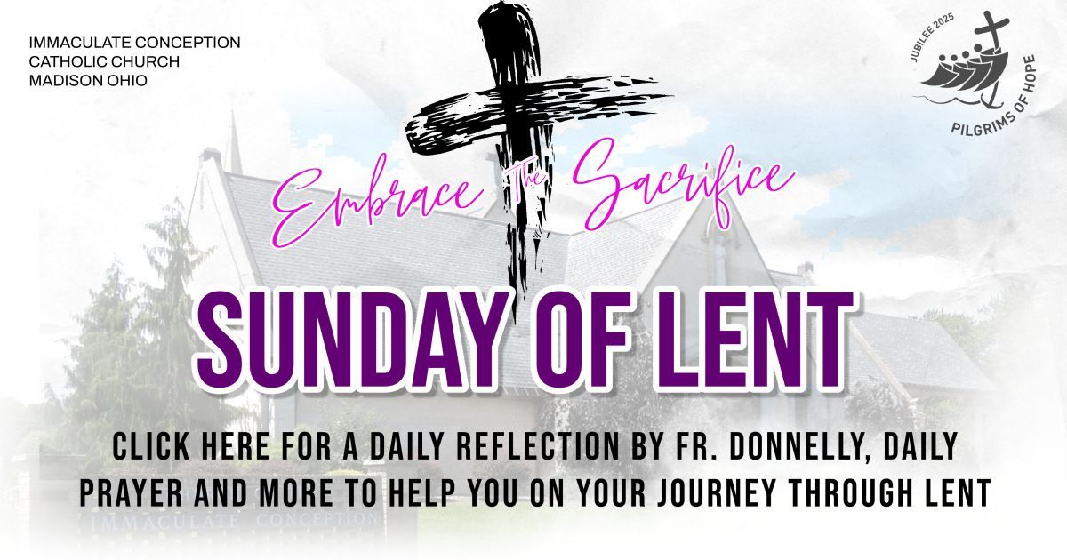 Daily Lenten Reflections - ICC Catholic Church