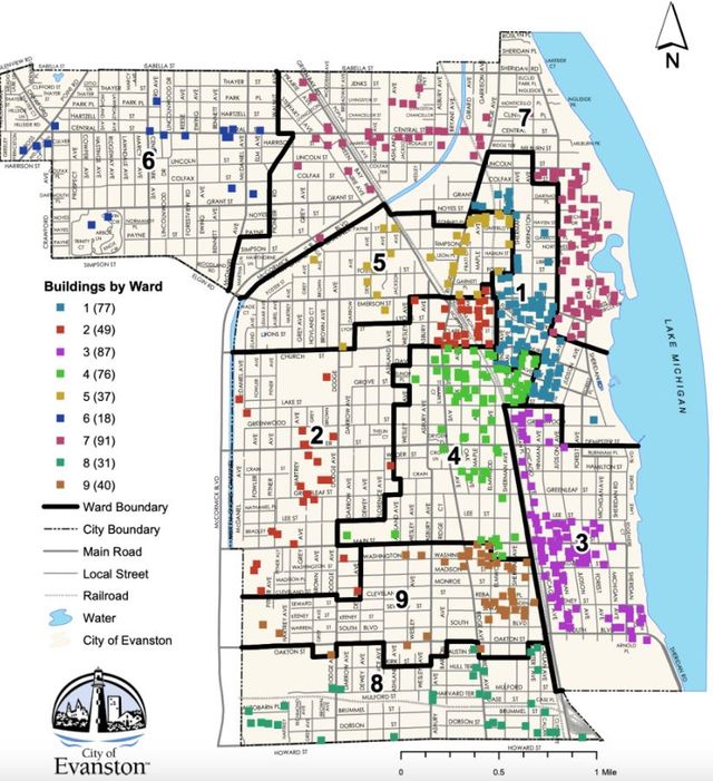 City Of Midwest City Ward Map Evanston Passes First Building